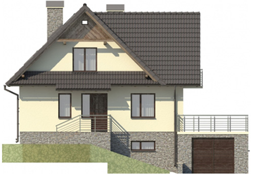 Projekt Krościenko , DM-6072 - KB Projekt Biuro Architektoniczne